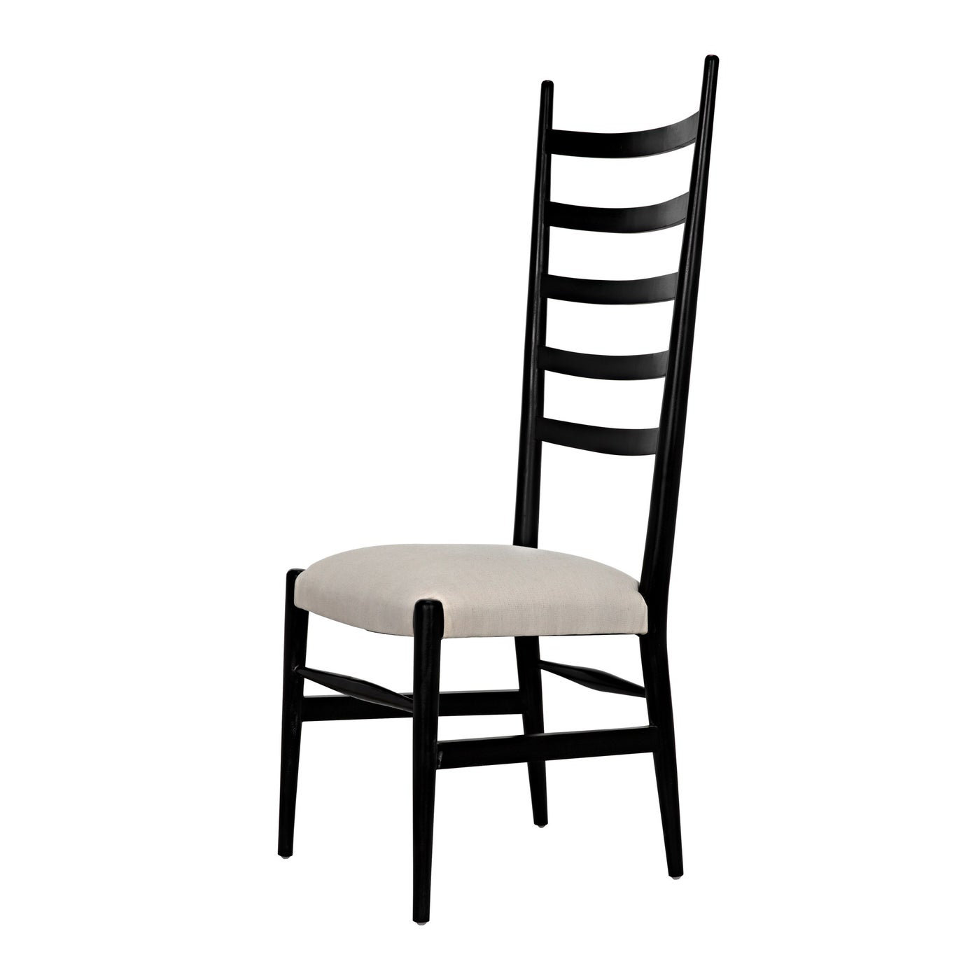 Noir Ladder Cotton Ladder Back Side Chair | Wayfair