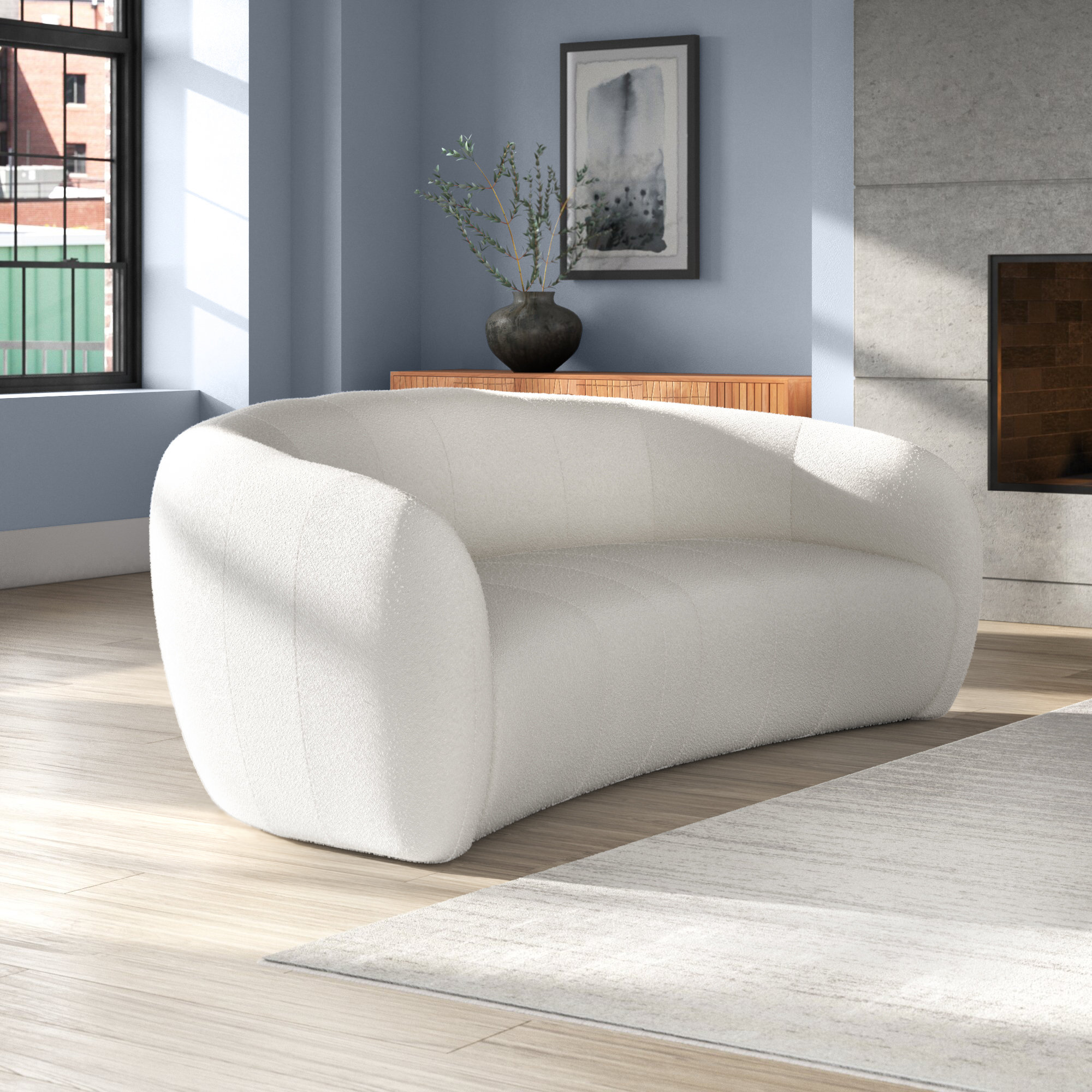 Wade Logan® Licola 90'' Upholstered Sofa | Wayfair