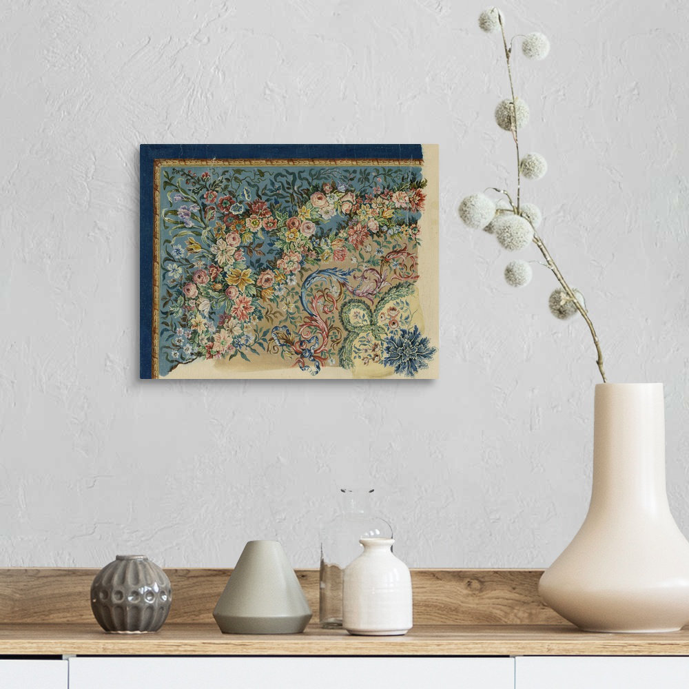 Fleur De Lis Living Vintage Design Sketch I by Baxter Mill Archive ...