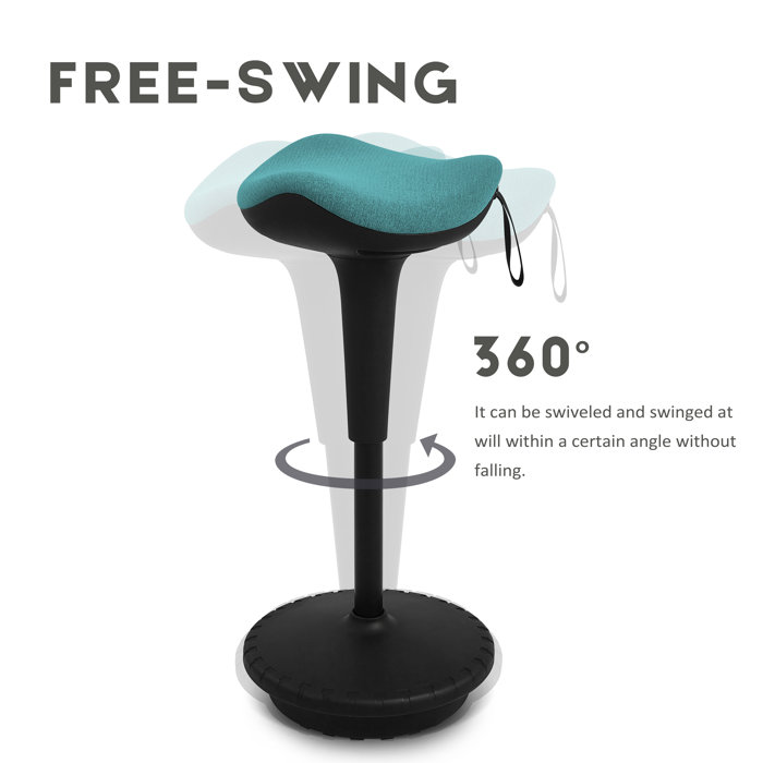 Inbox Zero Height Adjustable Active Stool & Reviews | Wayfair.co.uk