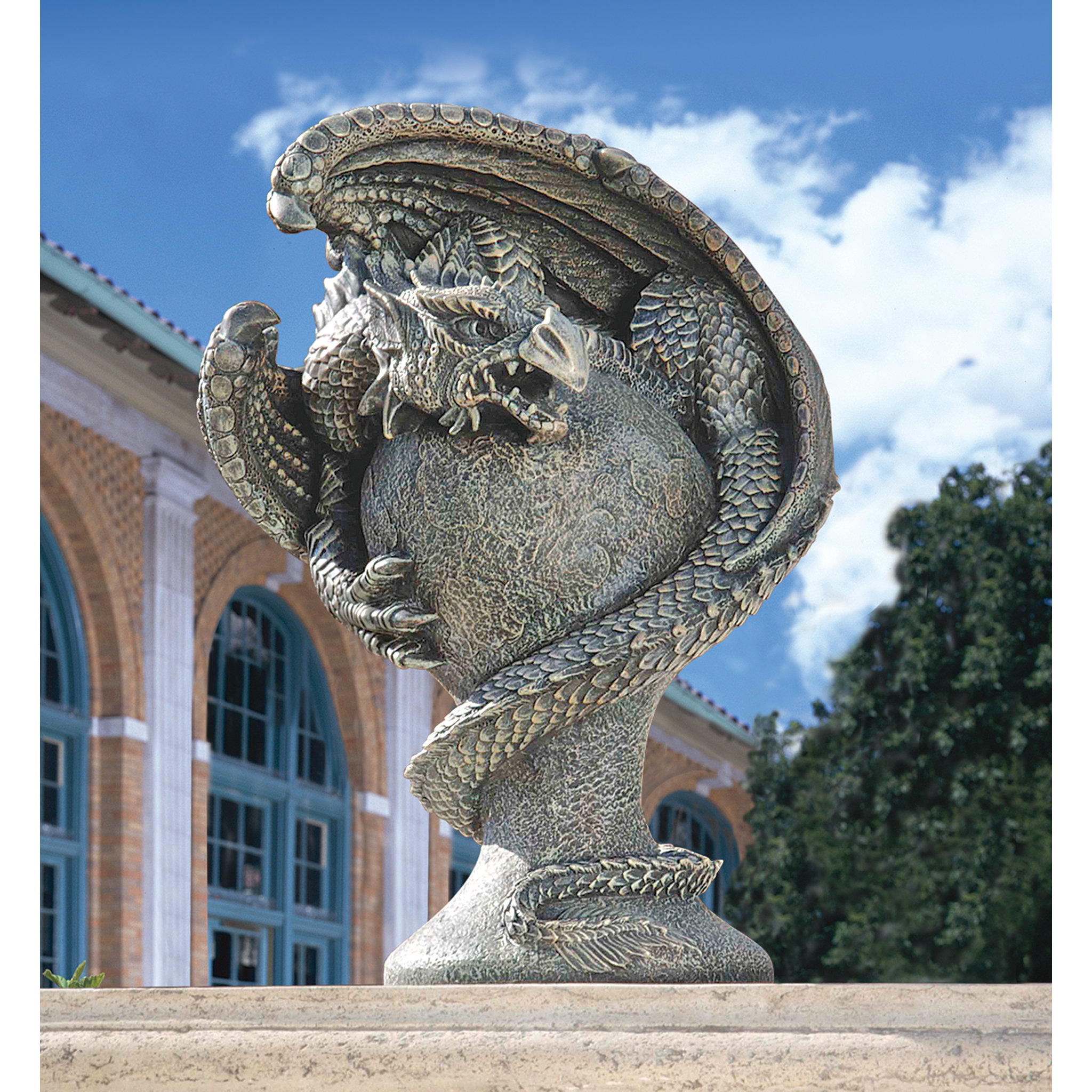 Design Toscano Mystic Dragon Avenger Statue & Reviews | Wayfair