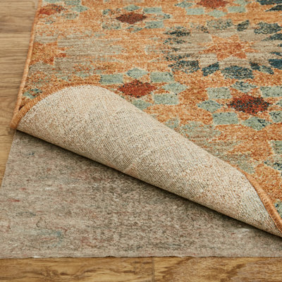 Patina Vie Studio Performance Orange/Turquoise Blue Rug & Reviews | Wayfair