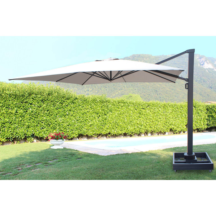 Dakota Fields Artensia 4m x 4m Rectangular Cantilever Parasol | Wayfair ...