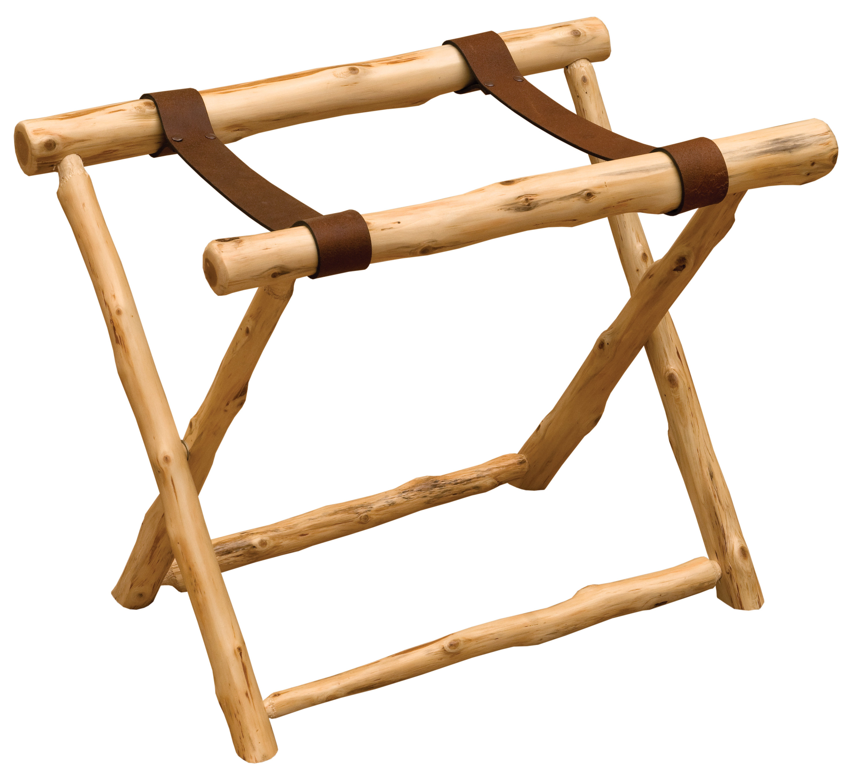 Loon Peak® Han Folding Wood Luggage Rack | Wayfair