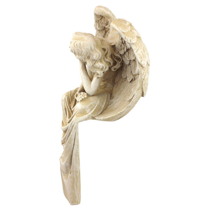Design Toscano Resting Grace Sitting Angel Statue & Reviews | Wayfair