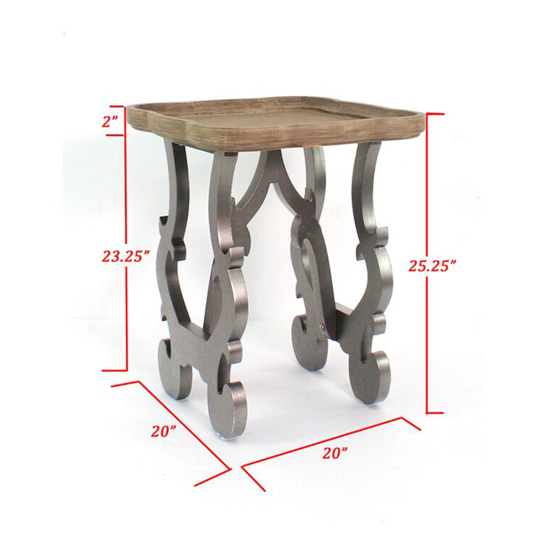 Fleur De Lis Living Bradberry End Table & Reviews | Wayfair
