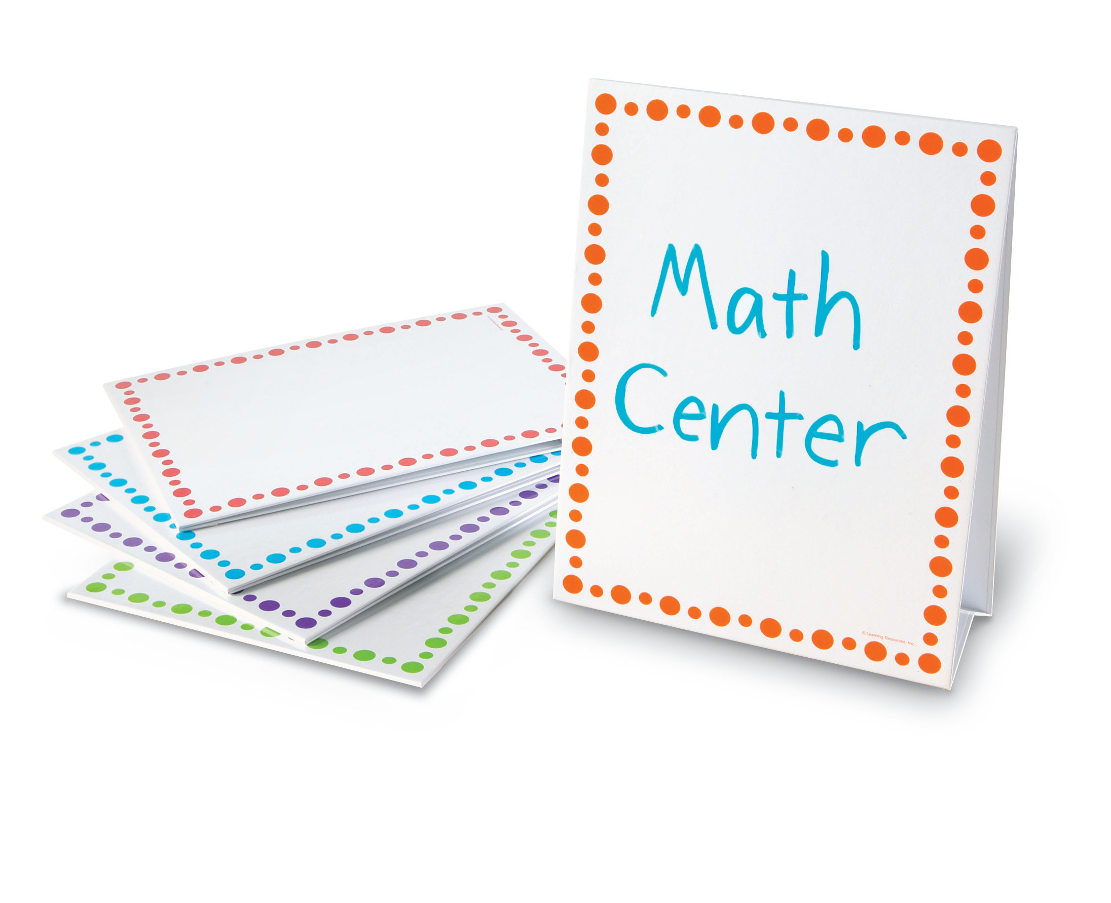 Learning Resources Center Signs Free-Standing Whiteboard, 1' H x 1' W ...