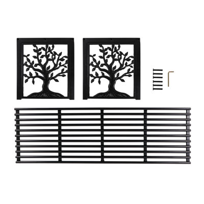 Evergreen Enterprises, Inc Tree of Life Iron Garden Bench | Wayfair