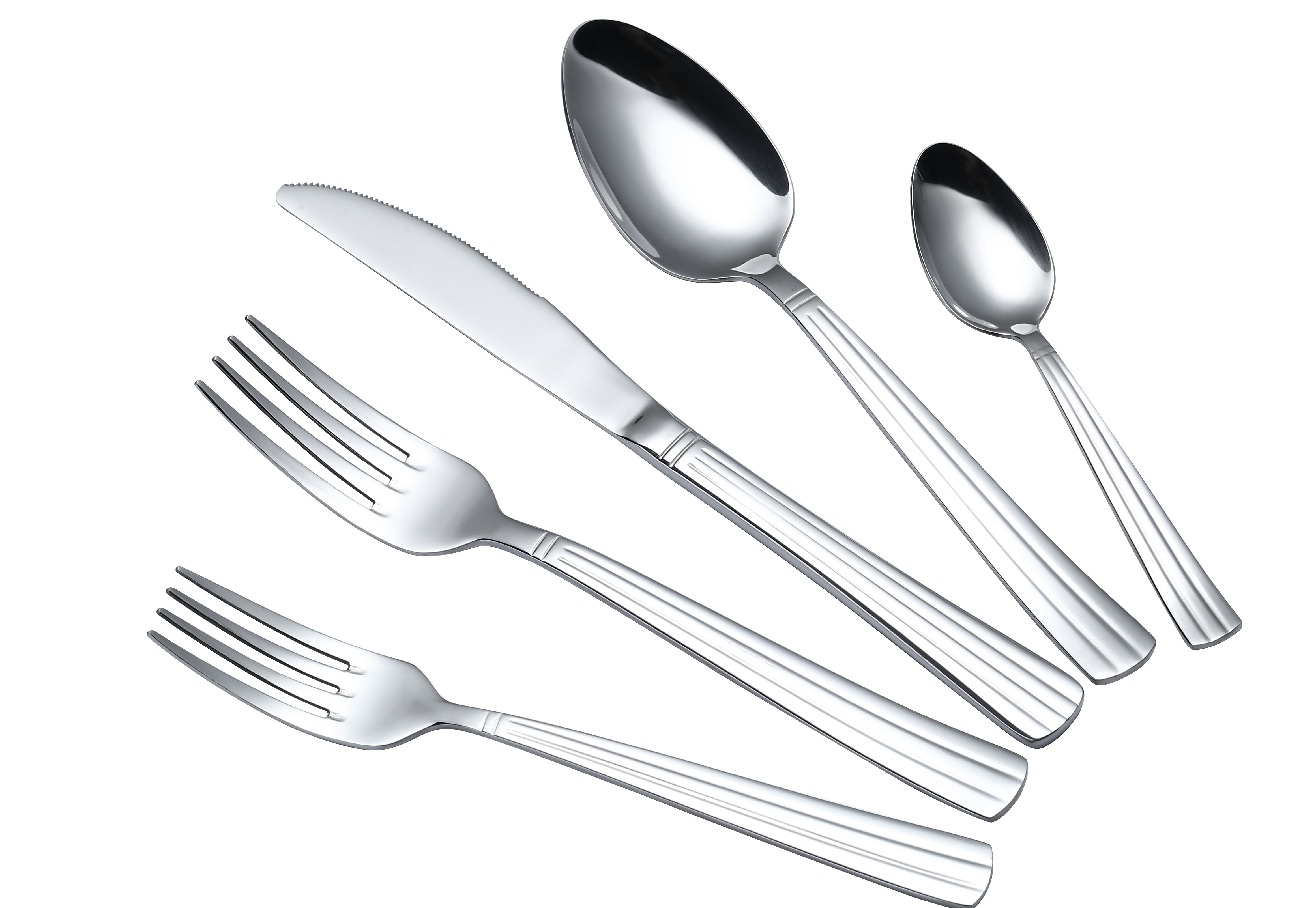 Symple Stuff Stalter Stainless Steel Flatware Set - Service for 4 ...