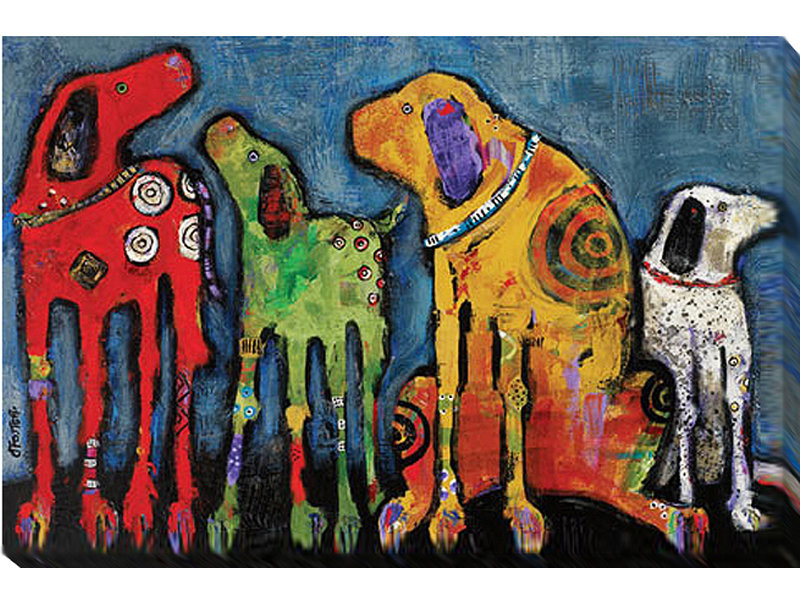 Artistic Home Gallery Best Friends by Jenny Foster - Wrapped Canvas ...