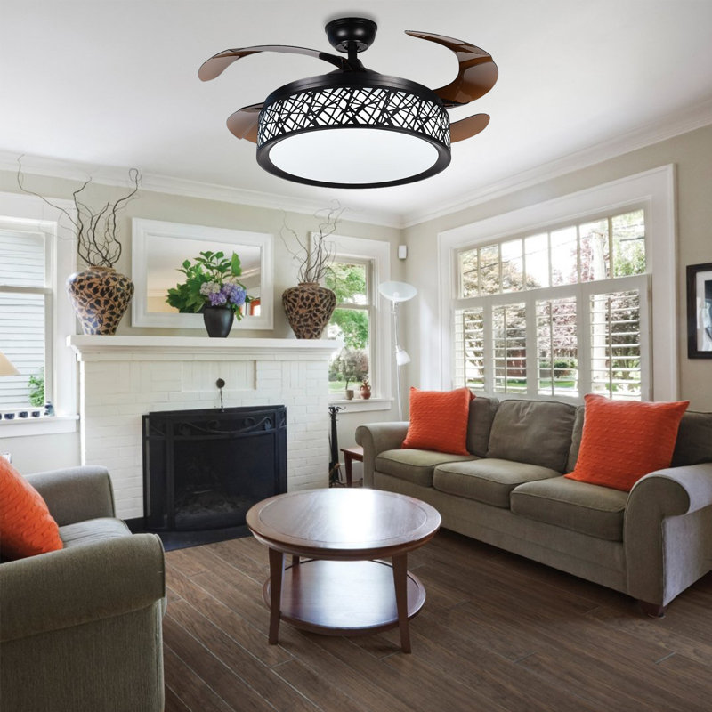 Orren Ellis Otisville 42'' Ceiling Fan with LED Lights & Reviews | Wayfair