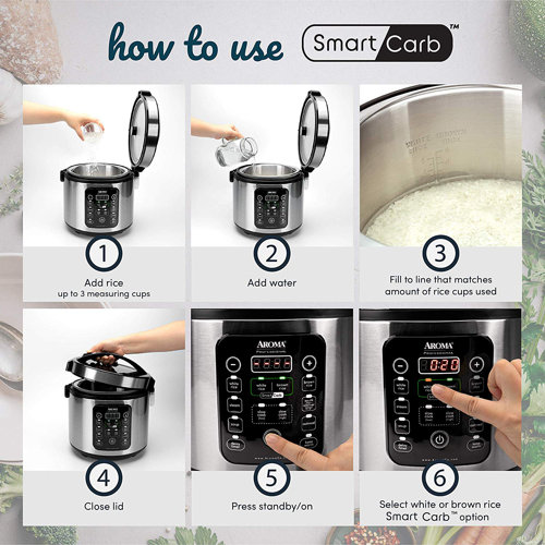 Aroma 20 Cup Digital Cool Touch Rice Cooker & Reviews | Wayfair