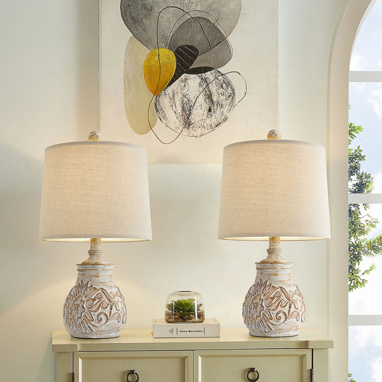 Ebern Designs Akron Resin Table Lamp | Wayfair