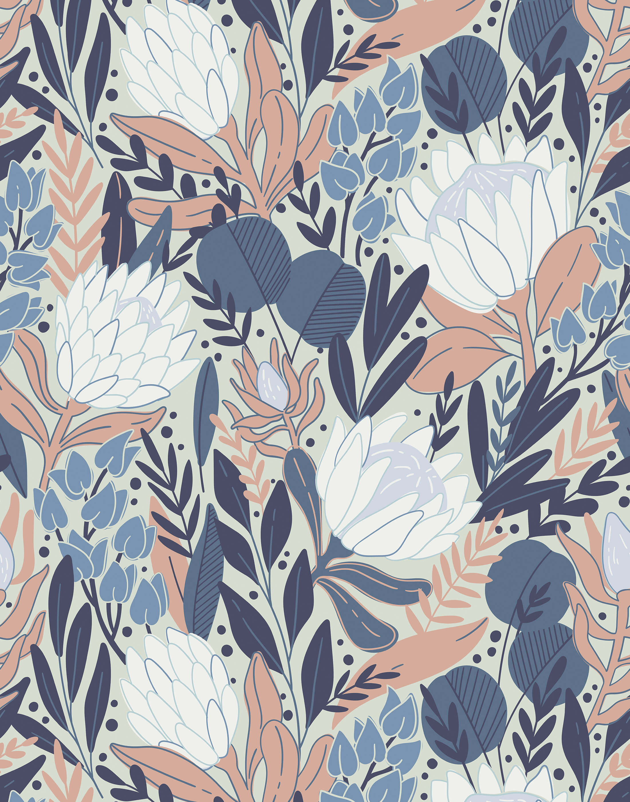 Rosalind Wheeler Terron Floral Wallpaper | Wayfair.co.uk