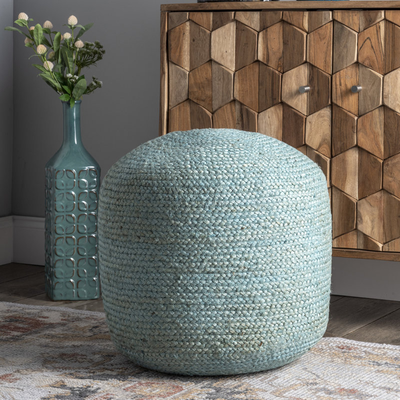 Longshore Tides Mablethorpe Upholstered Pouf & Reviews | Wayfair