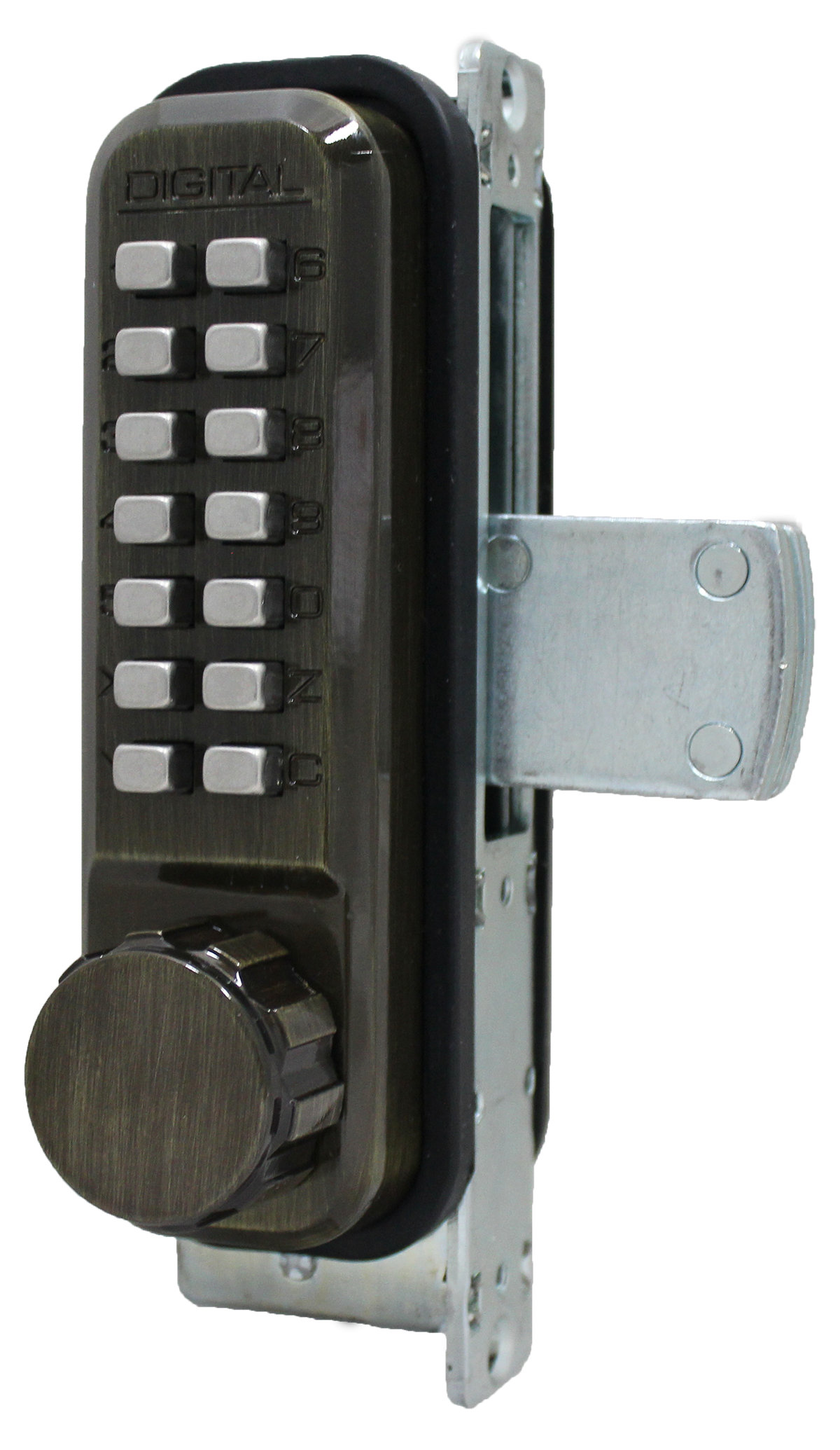 Lockey USA 2900 Mechanical Narrow Stile Keyless Entry Deadbolt | Wayfair