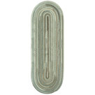 Loon Peak® Kenji Braided Area Rug in Blue/Brown & Reviews | Wayfair