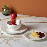 Red Vanilla Ironstone Dinnerware Set - Service for 4 & Reviews | Wayfair