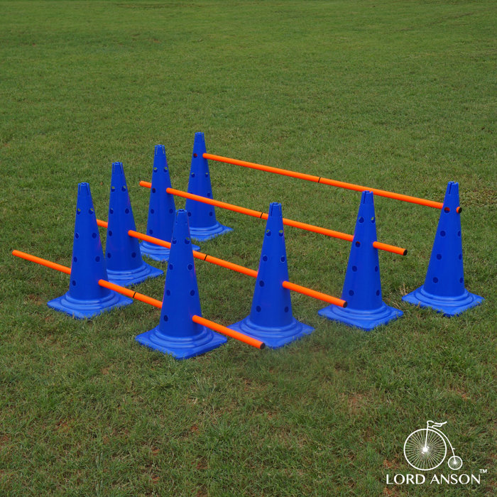 Lord Anson Trade; Dog Agility Hurdle Cone Set - Canine Agility Training ...