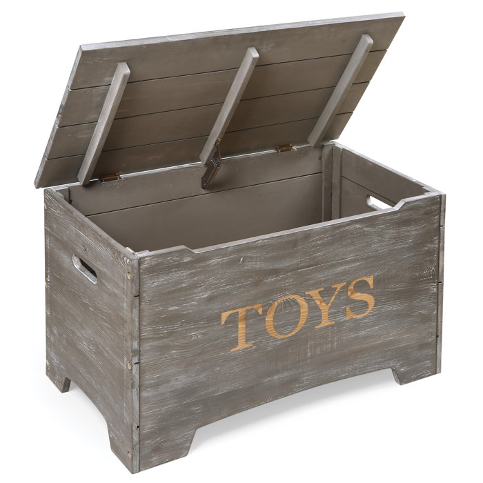 Redwood Rover Cason Manufactured + Solid Wood Toy Box & Reviews | Wayfair