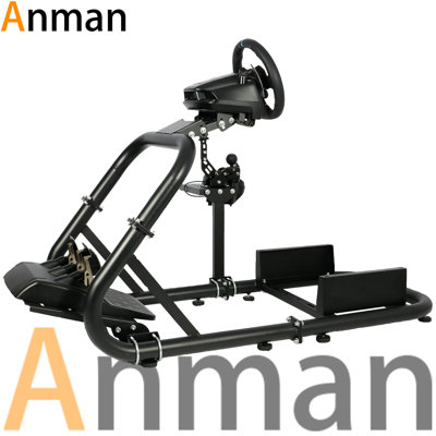 Anman Racing Simulator Wheel Stand fit Logitech Thrustmaster Fanatec NO ...