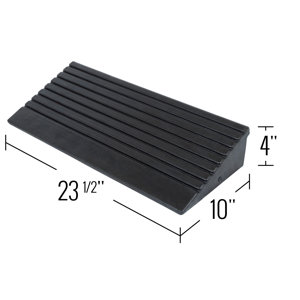Guardian Heavy Duty 5 Ton Portable Modular Rubber Curb Dolly Ramp ...