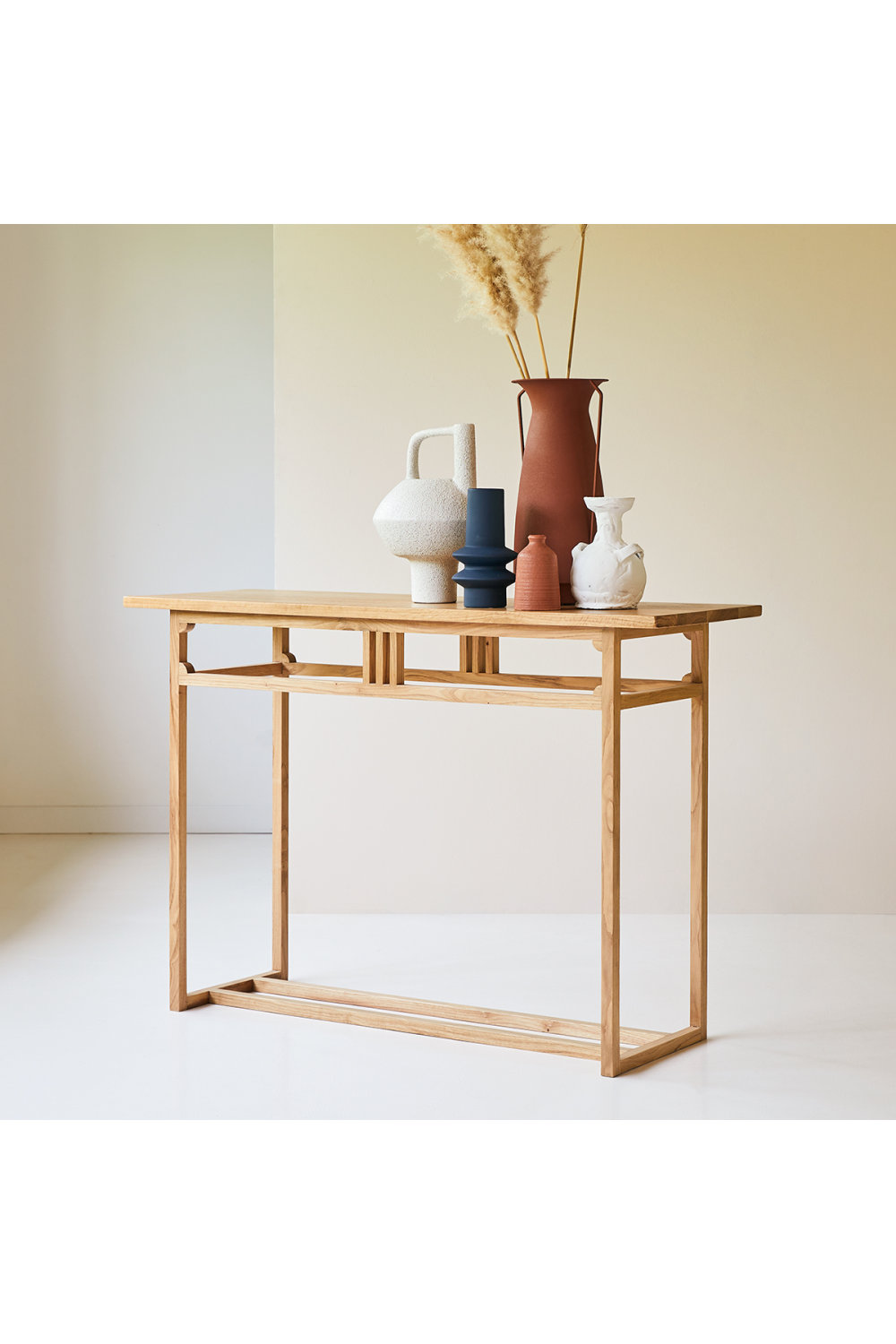 Tikamoon Clovis 48'' Solid Wood Console Table | Wayfair