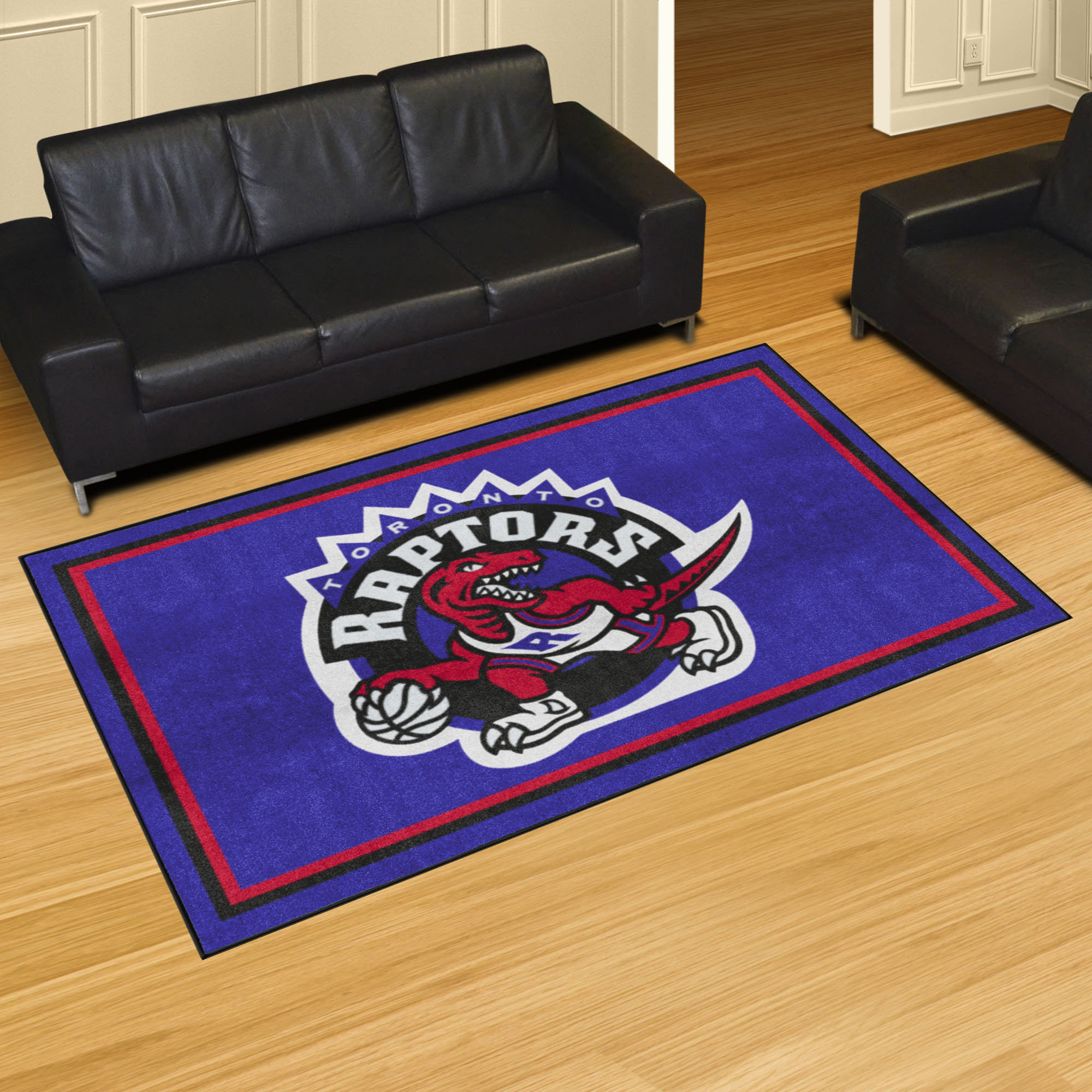 FANMATS Toronto Raptors_NBA Retro Toronto Raptors 5Ft. X 8 Ft. Plush ...