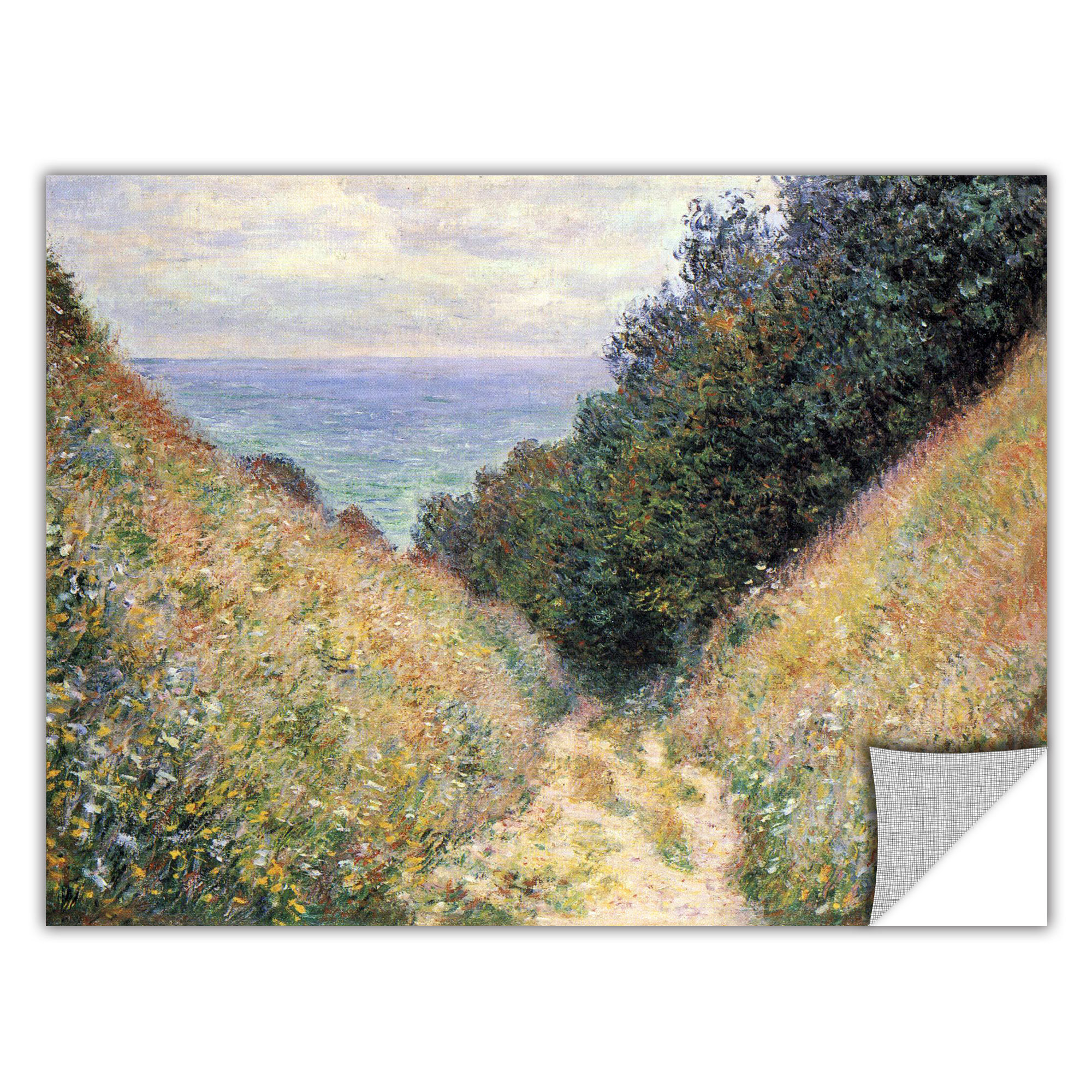 ArtWall 'Footpath' by Claude MonetRemovable Wall Decal | Wayfair