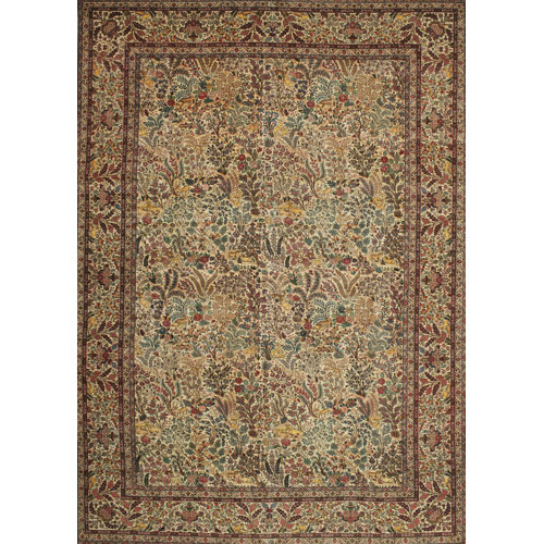Bungalow Rose Brown/Green Rug | Wayfair