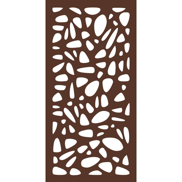 Modinex 2 ft. H x 4 ft. W Pebbles WPC Composite Fence Panel & Reviews ...