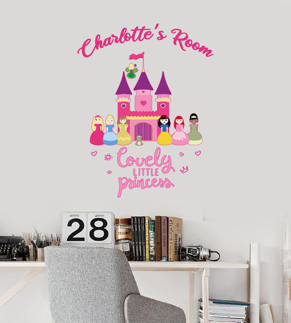 Design With Vinyl Lovely Little Princess Wall Decal | Wayfair