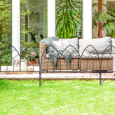 thealyn Decorative Metal Garden Fence 18" x 18" & Reviews | Wayfair