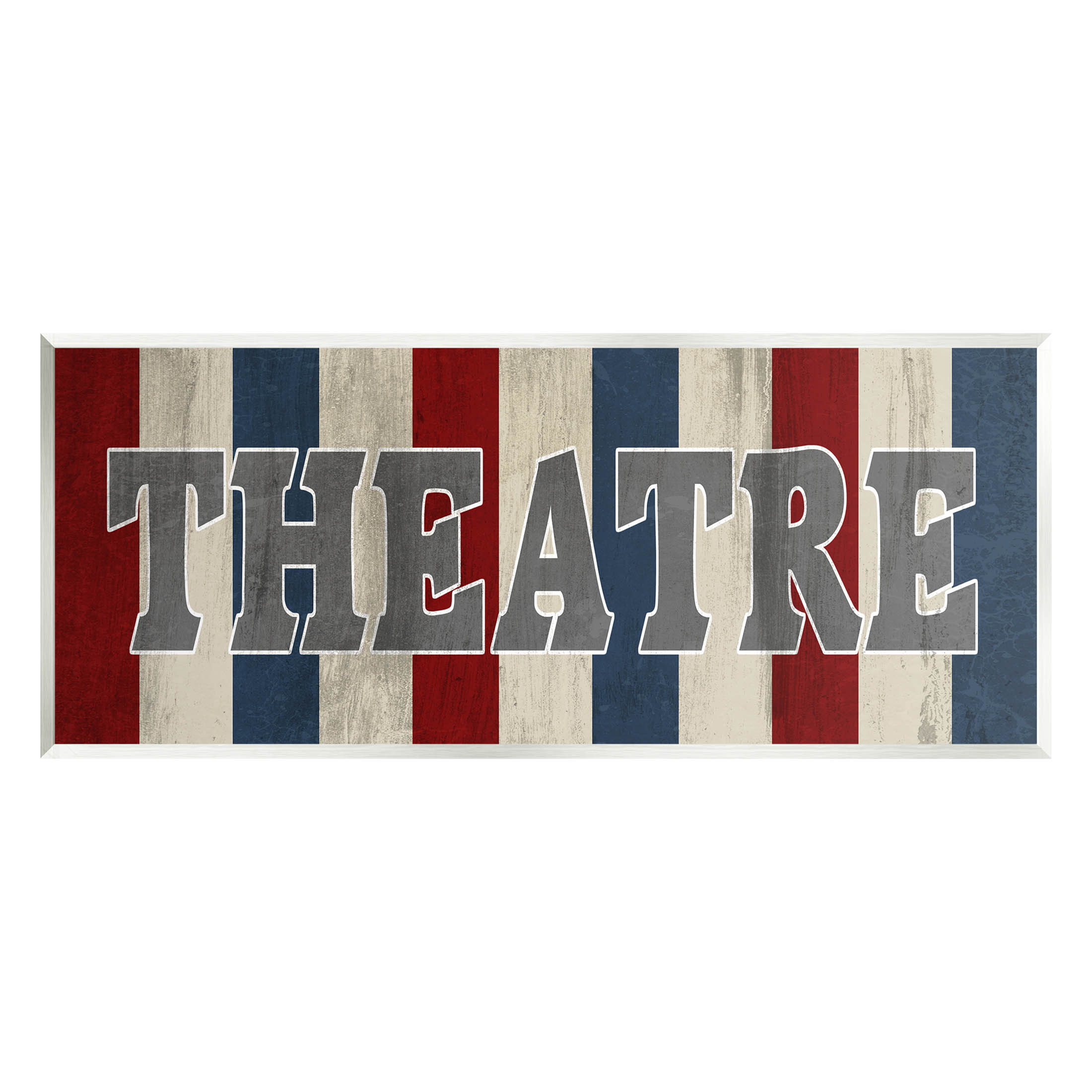 Ebern Designs Rustic Vintage Theatre Sign by Kim Allen - Unframed ...