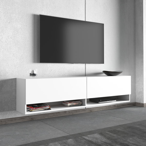 Ebern Designs Didimo Floating TV Stand Up to 80 inch TV Wall Mounted ...