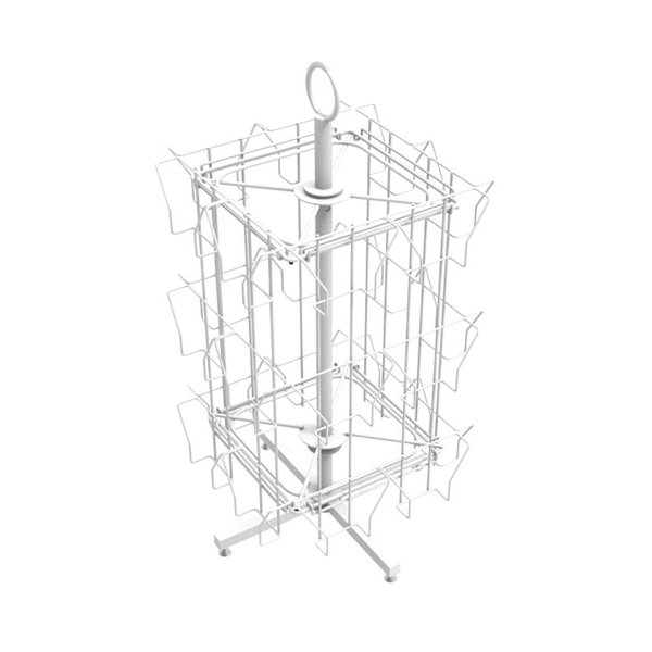 The Holiday Aisle® 24 Pocket 5X7 Greeting Card Rack Post Card Display ...