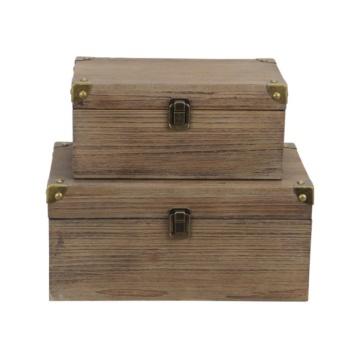 August Grove® 2 Piece Decorative Box Set & Reviews | Wayfair