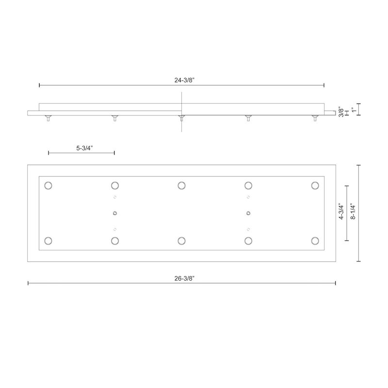 Kuzco Lighting Multi-Port Canopy | Wayfair
