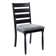 Red Barrel Studio® Feriz Ladder Back Side Chair in Black | Wayfair