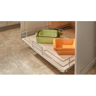 Rev-A-Shelf Solid Surface Pull Out Organizer Shelf with Soft Close ...