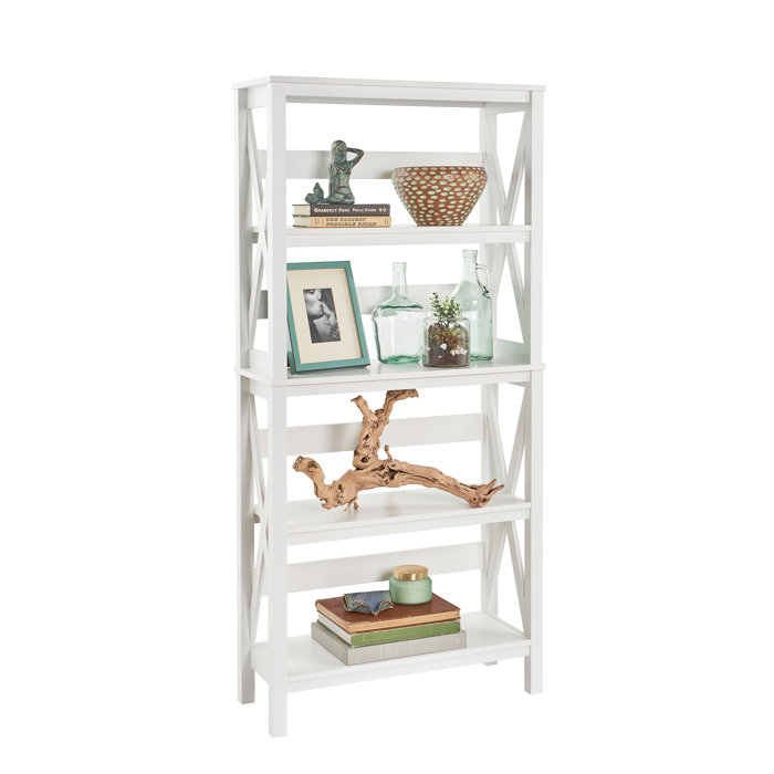 ClosetMaid X-Frame Furniture 63.43'' H x 30'' W Etagere Bookcase ...