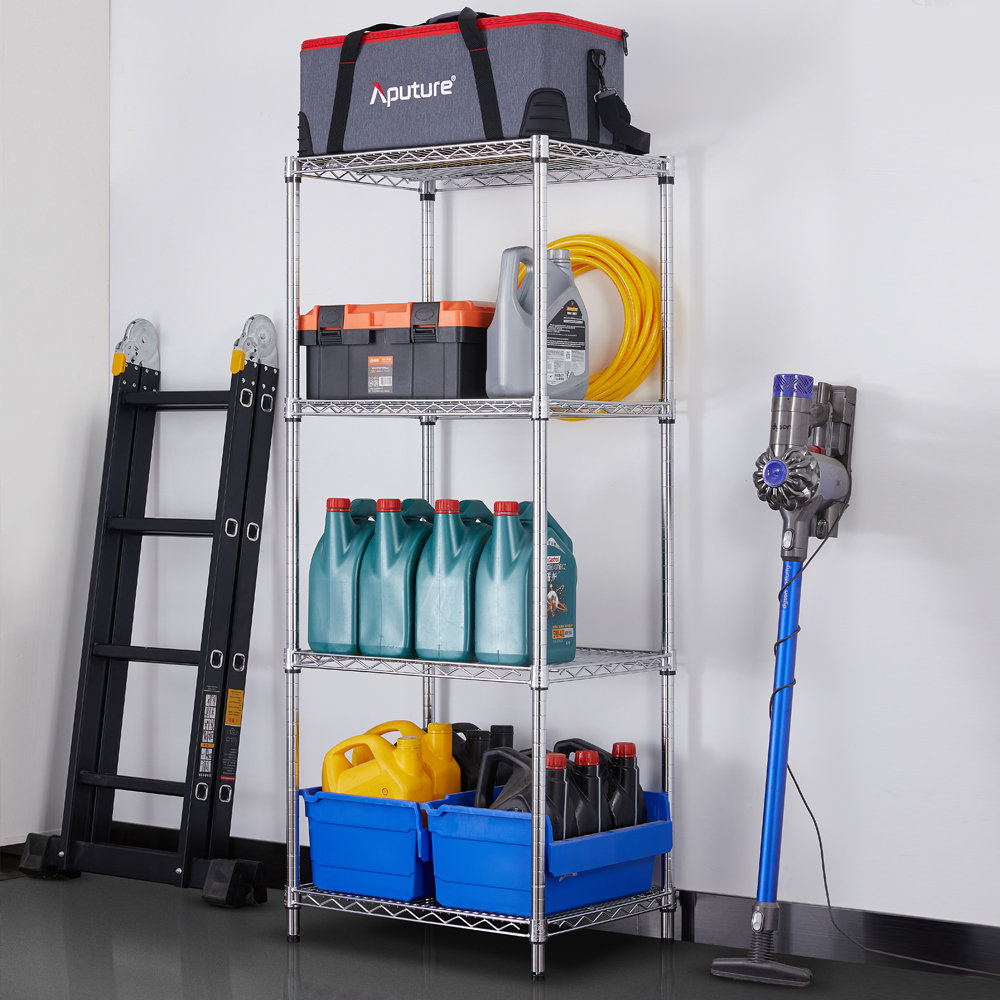 Rebrilliant Brunilde 59" H x 30" W x 18" D Shelving Unit | Wayfair