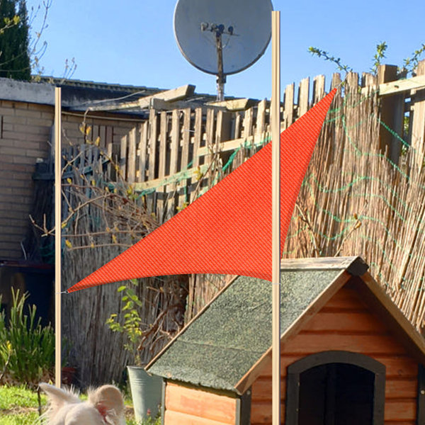 Yescom 5FT 97% UV Block Triangle Sun Shade Sail Decor Patio Pool Garden ...