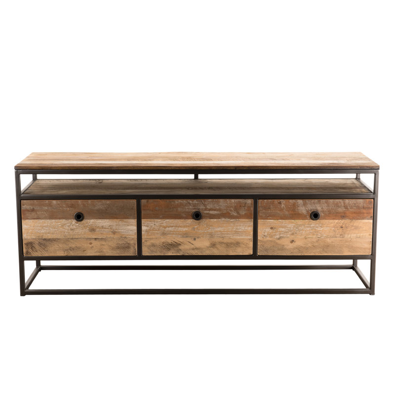 Williston Forge Yeager Solid Wood TV Stand for TVs up to 65" | Wayfair ...