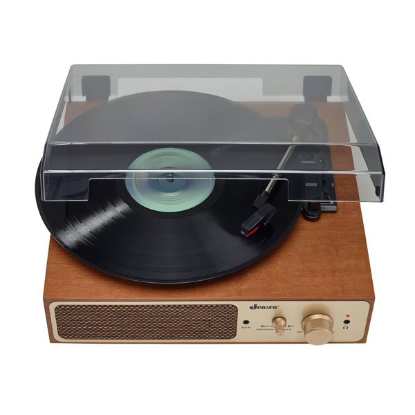 Jensen Decorative Record Player with Stereo Speakers & Reviews ...