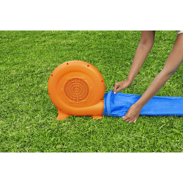 Bestway H2OGO AquaRace Inflatable Outdoor Water Slide Park with Air ...