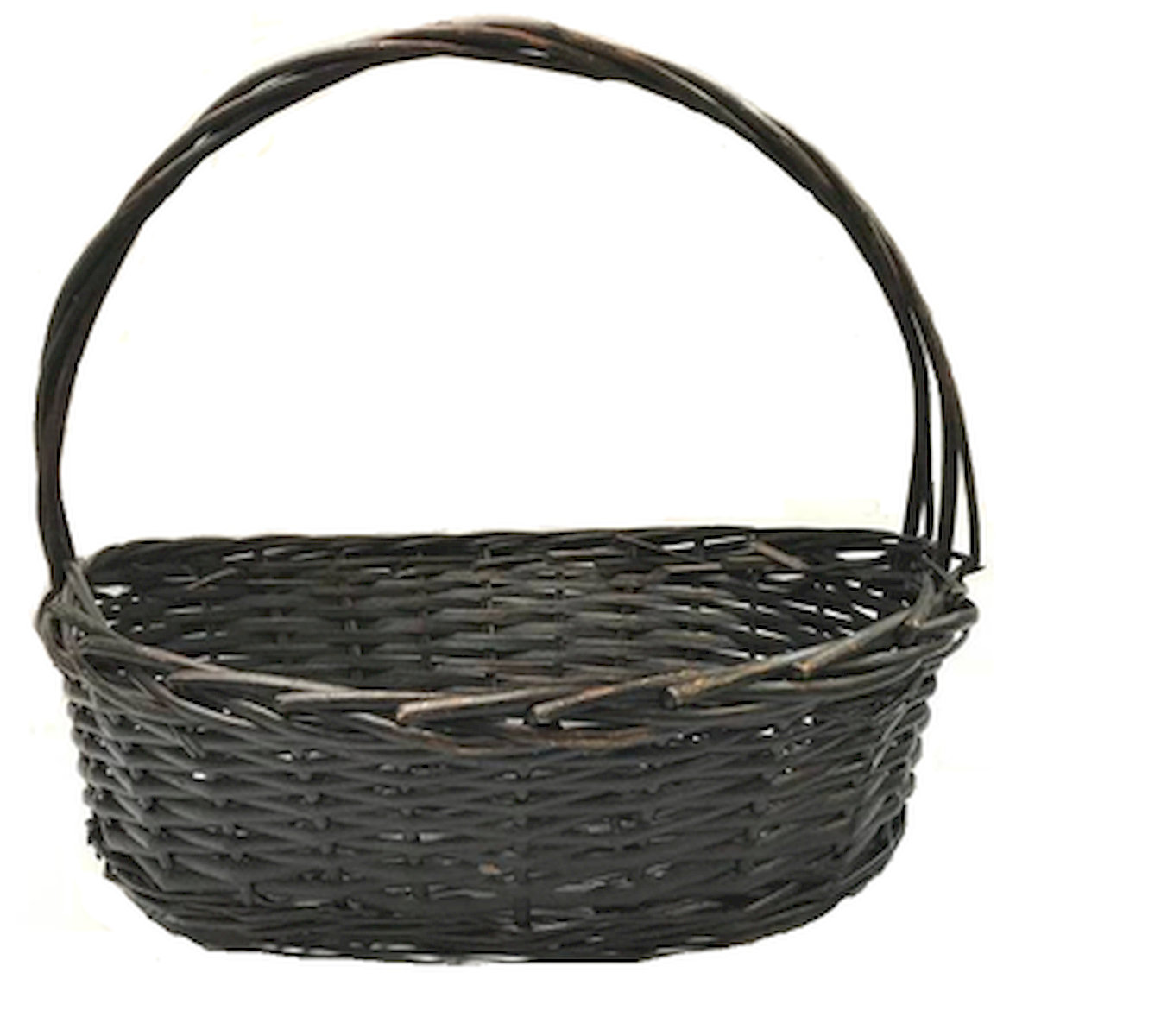 Bayou Breeze Handeled Solid Wood Basket | Wayfair