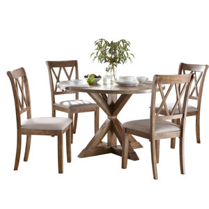 Sand & Stable Steph Solid Wood Dining Set & Reviews | Wayfair