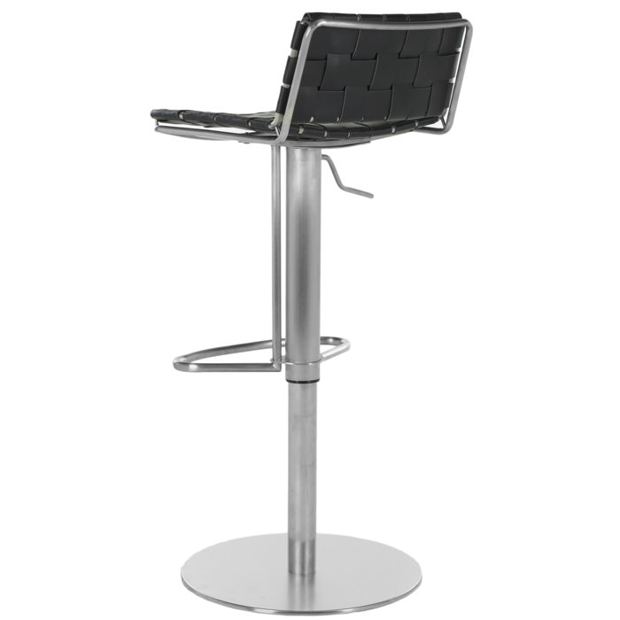 Brayden Studio® Barber Adjustable Height Bar Stool & Reviews | Wayfair