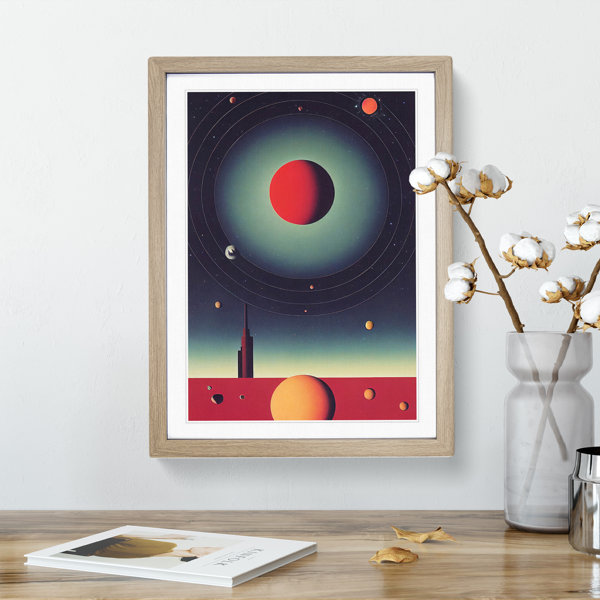Latitude Run XV1022-3522X Planets In Space No 1 - Picture Frame Art ...